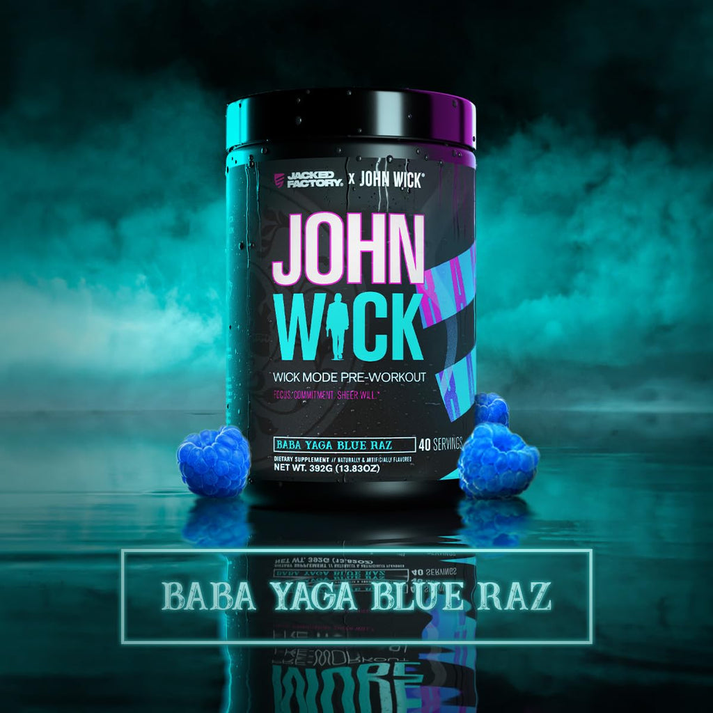 Baba Yaga Blue Raz pre-workout flavour