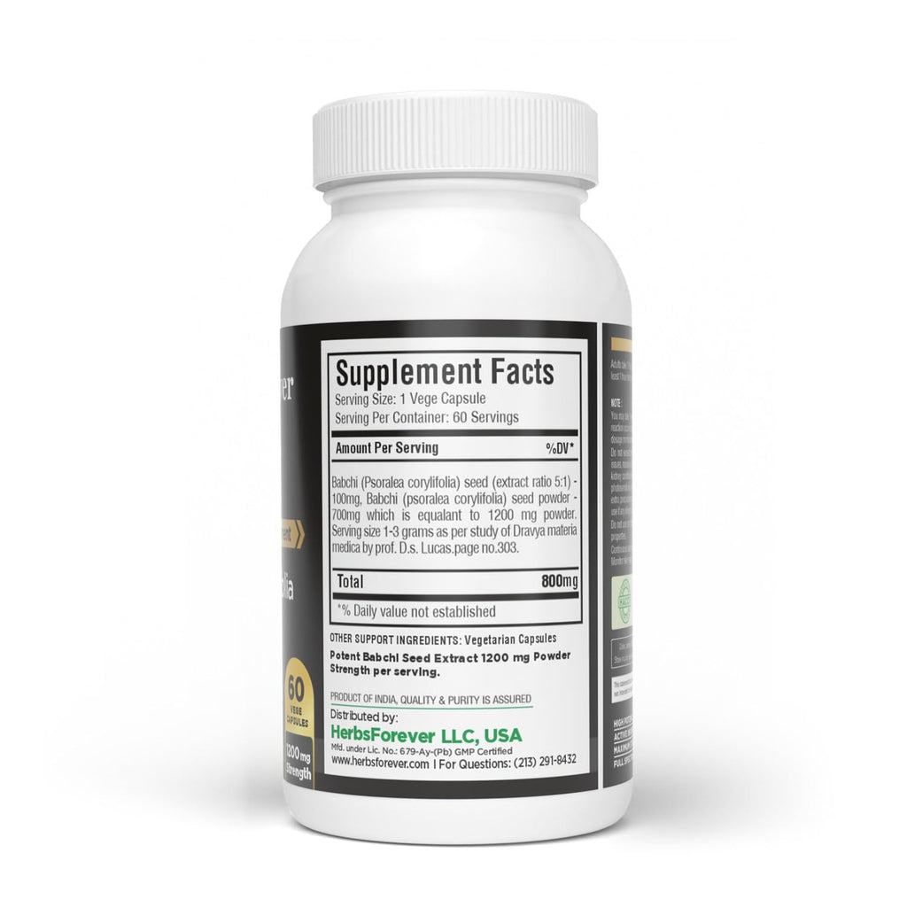 Babchi 1200mg extract for healthier skin