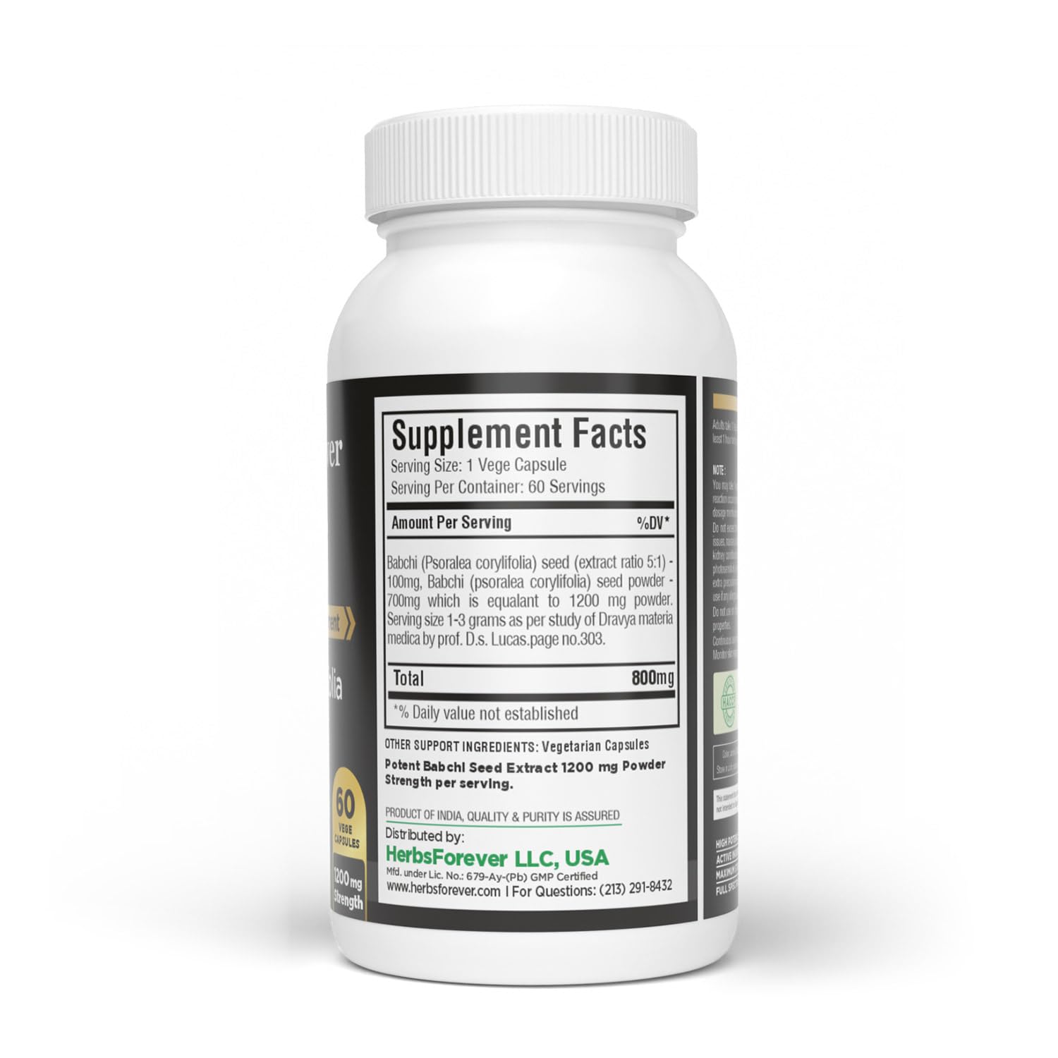 Babchi 1200mg extract for healthier skin