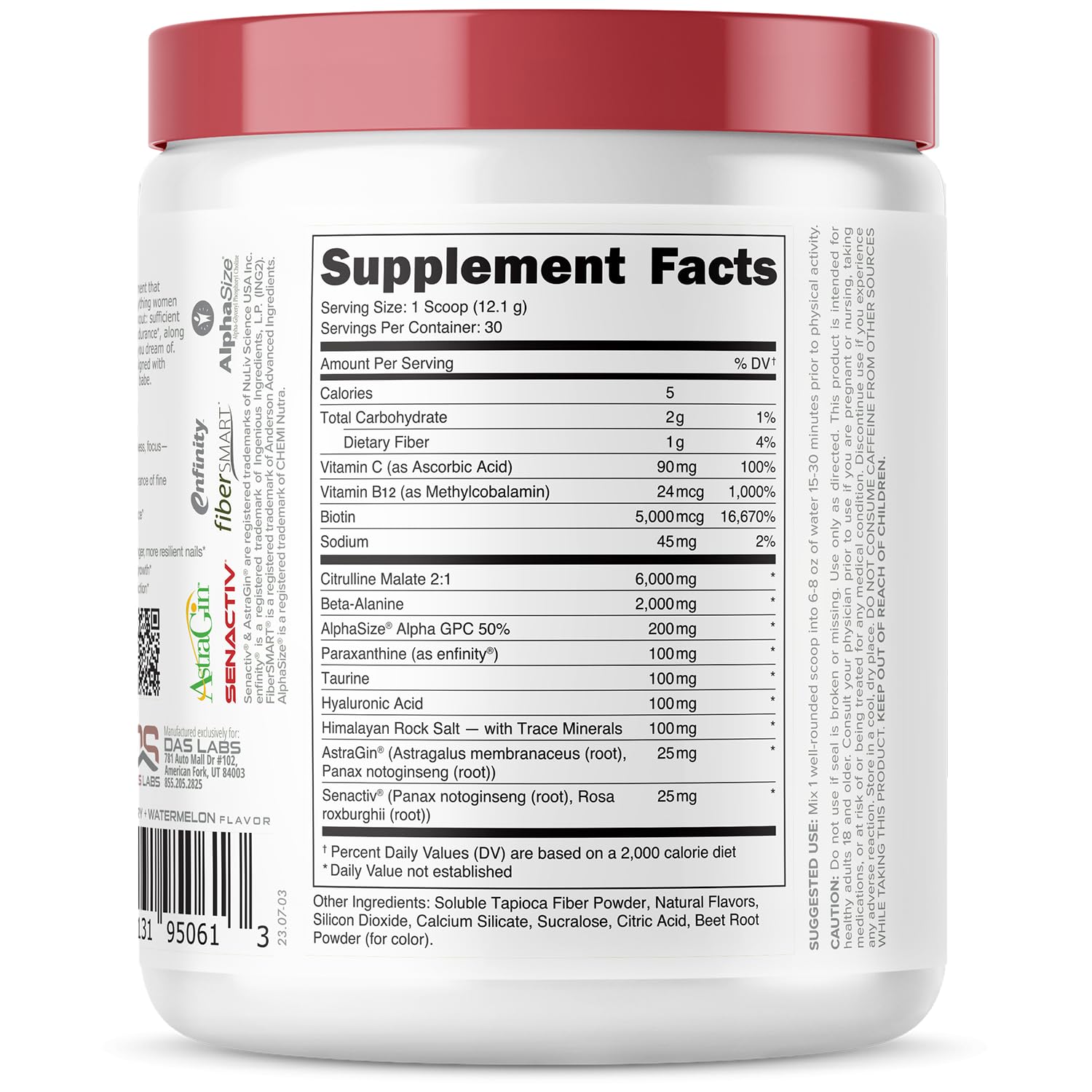 Babe pre-workout for enhanced performance