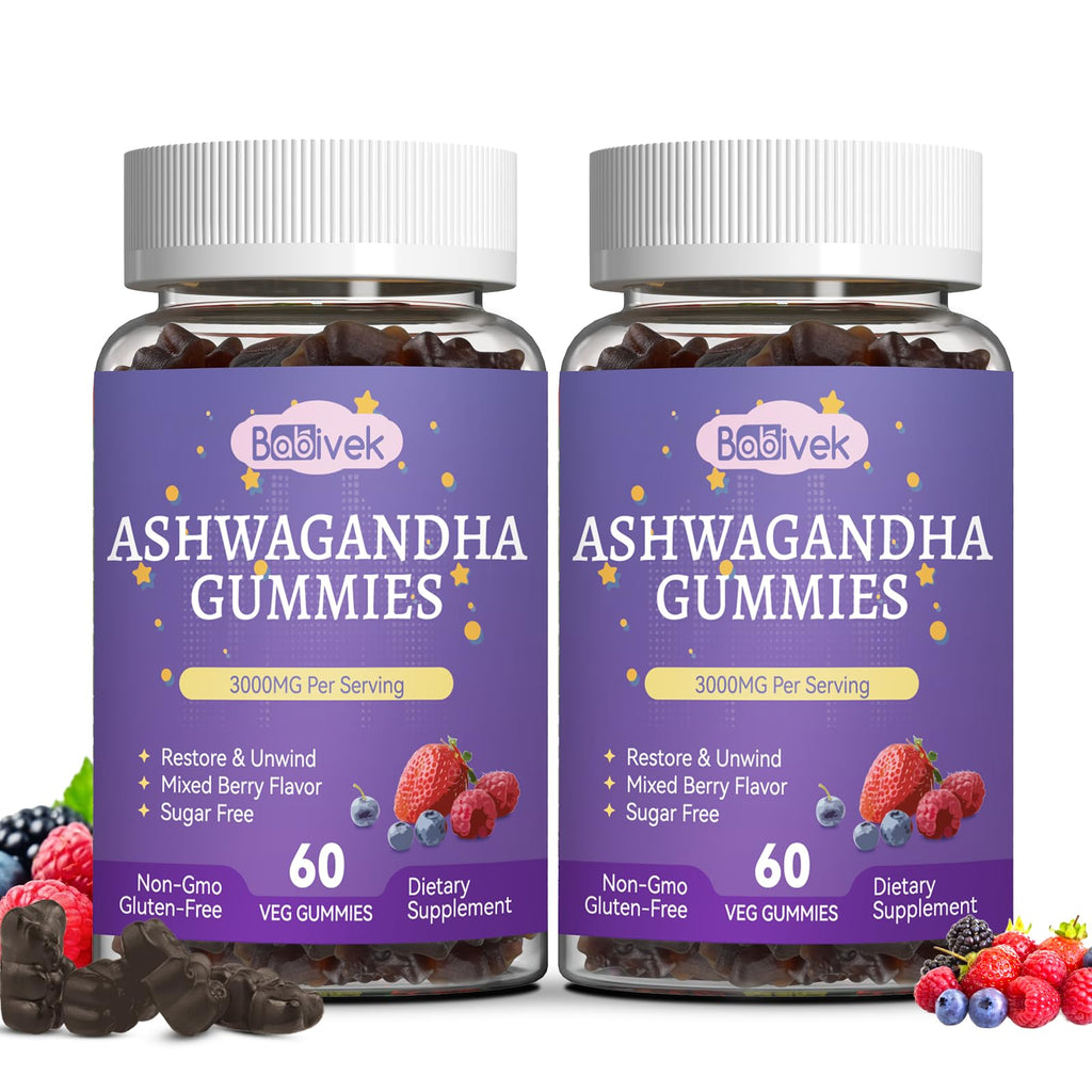 Babivek Ashwagandha gummies for stress relief