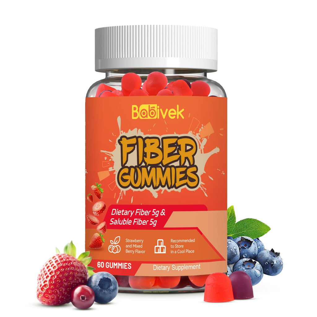 Babivek fiber gummies for digestion