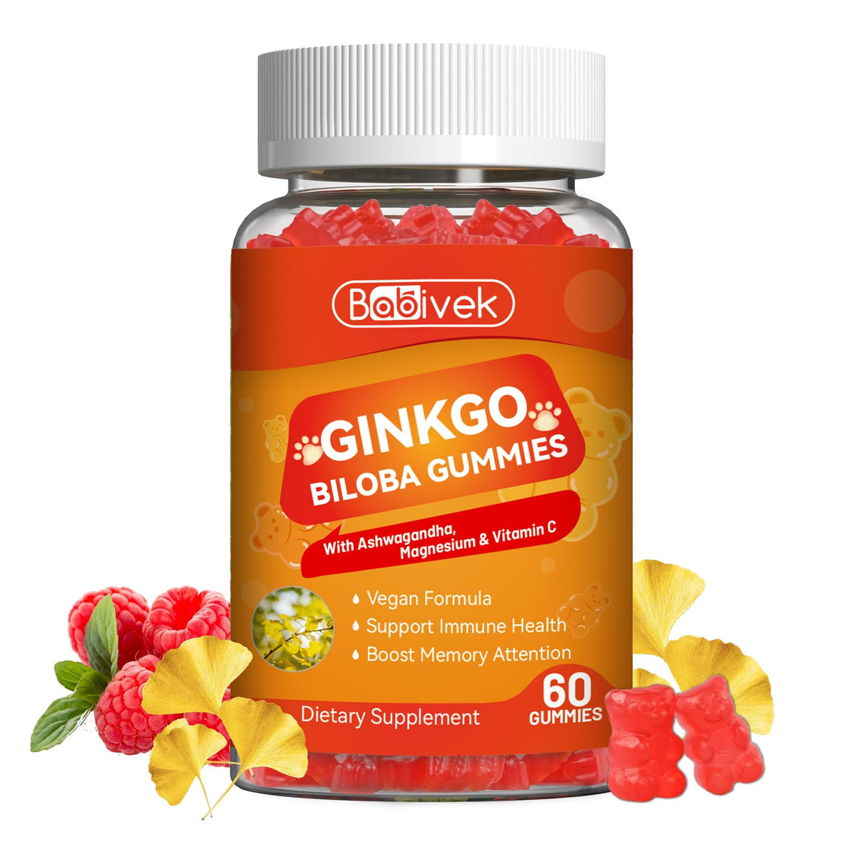 Babivek Ginkgo Biloba gummies for memory