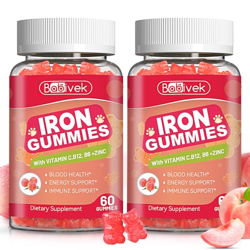Babivek iron gummies for women