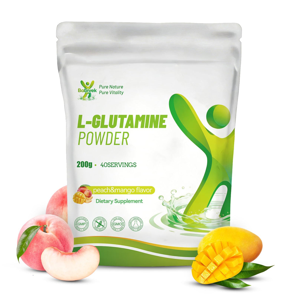 Babivek L-Glutamine powder supplement