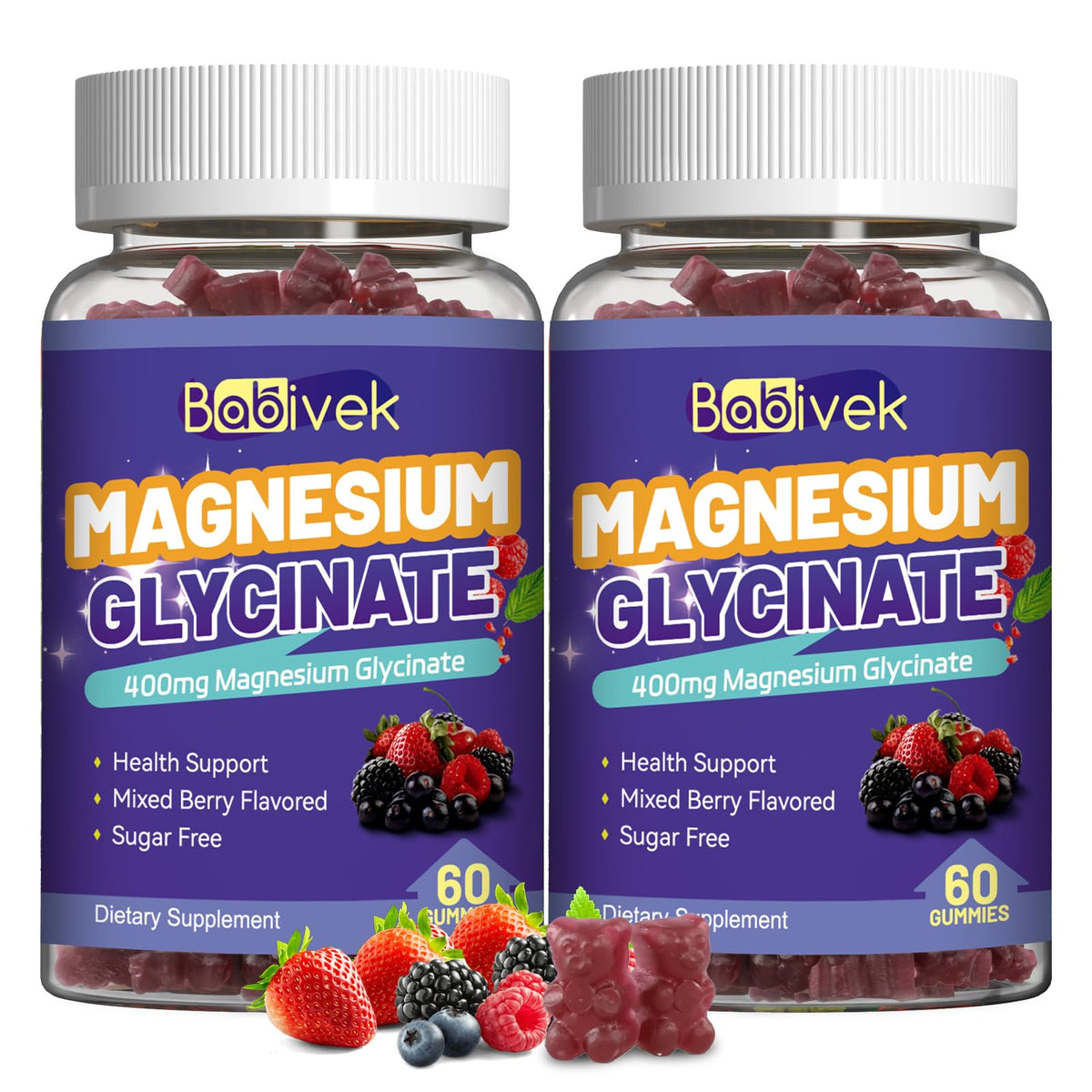 Babivek magnesium glycinate gummies for relaxation