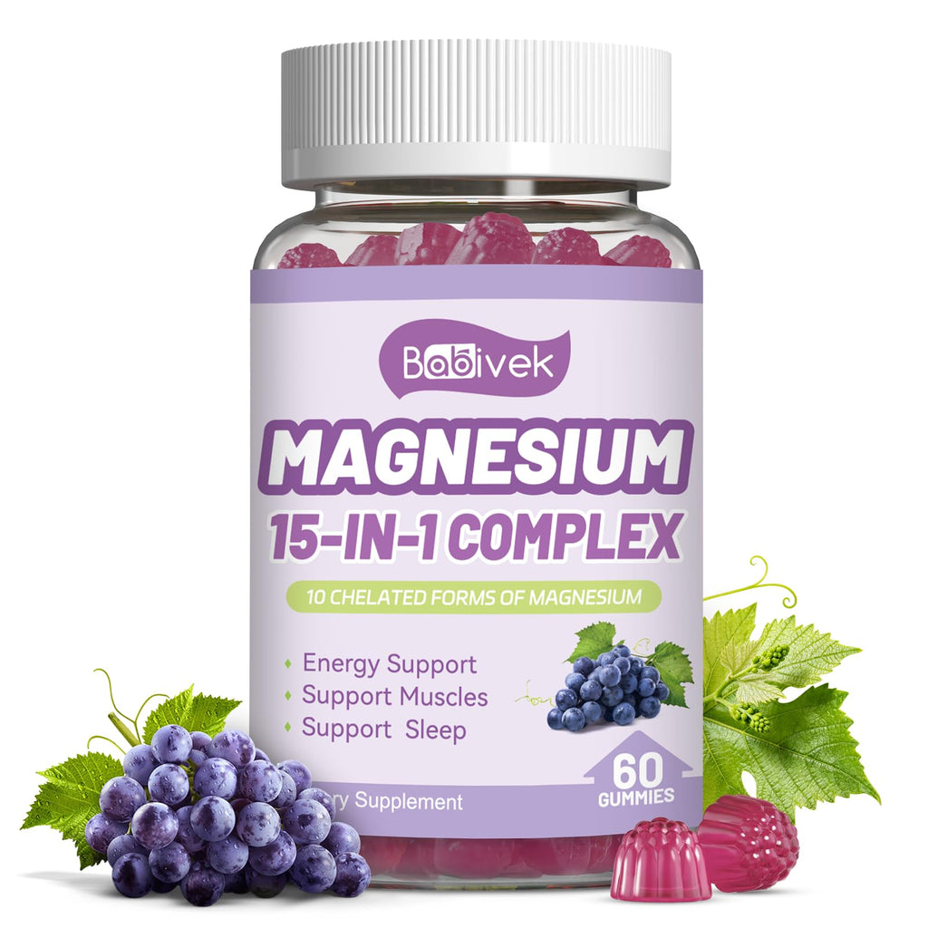 Babivek magnesium gummies with vitamin D3