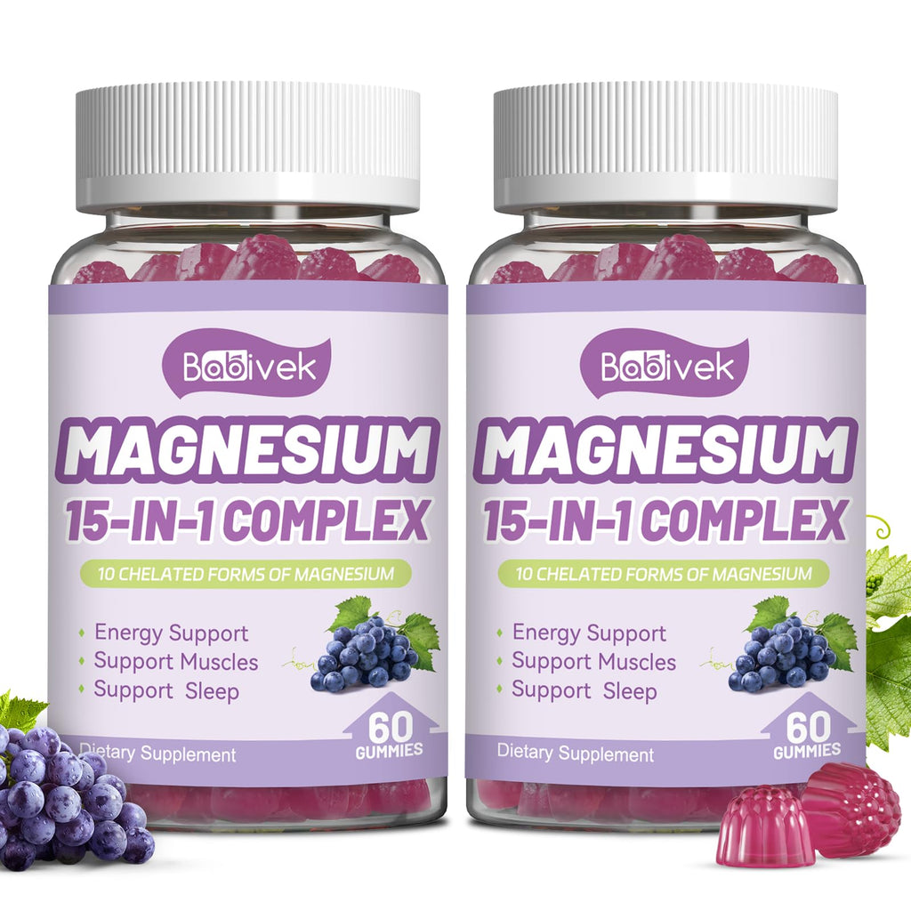 Babivek magnesium gummies with vitamin D3