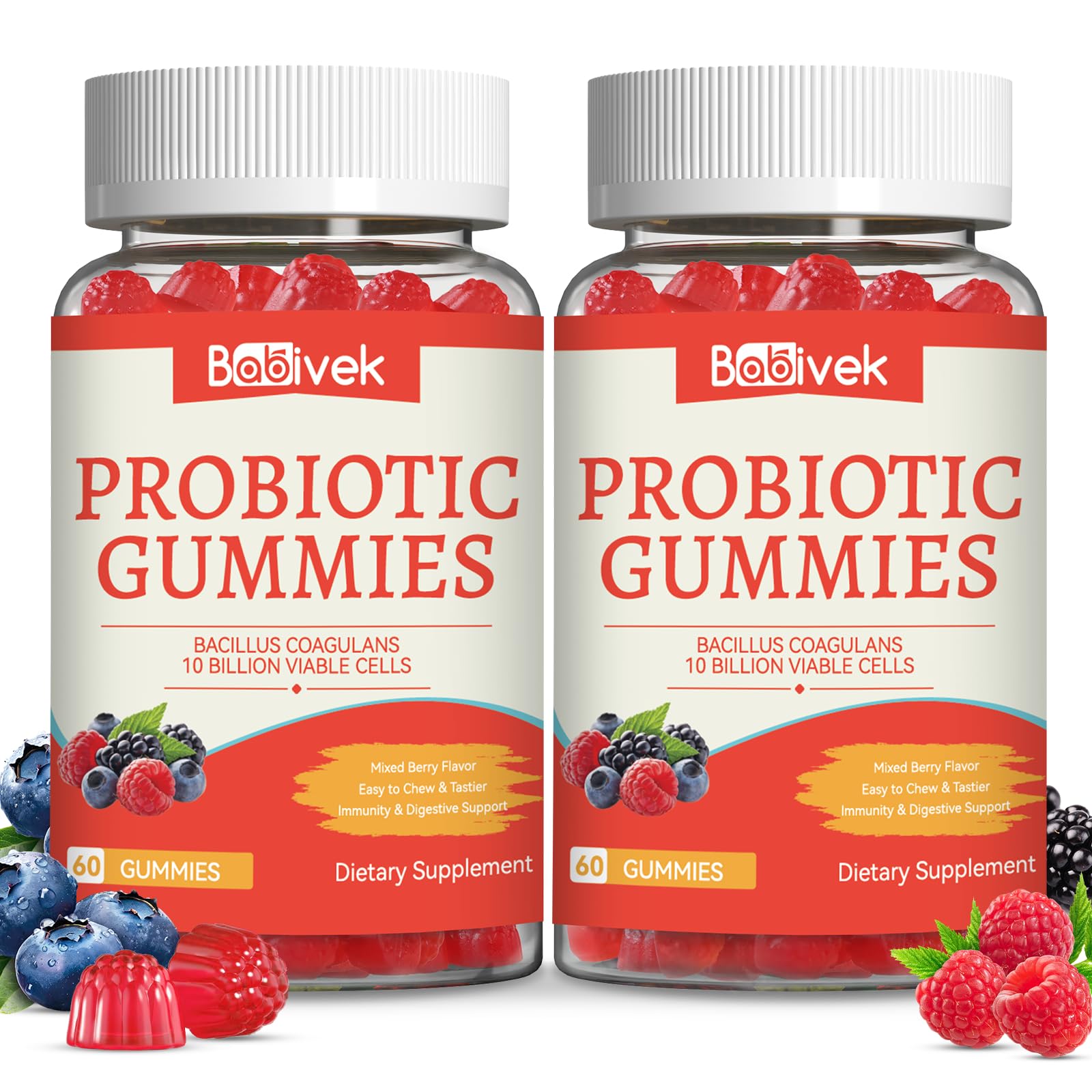 Babivek probiotic gummies for digestion