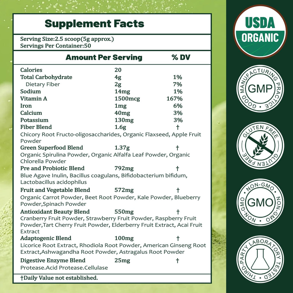 Babivek spirulina for energy boost