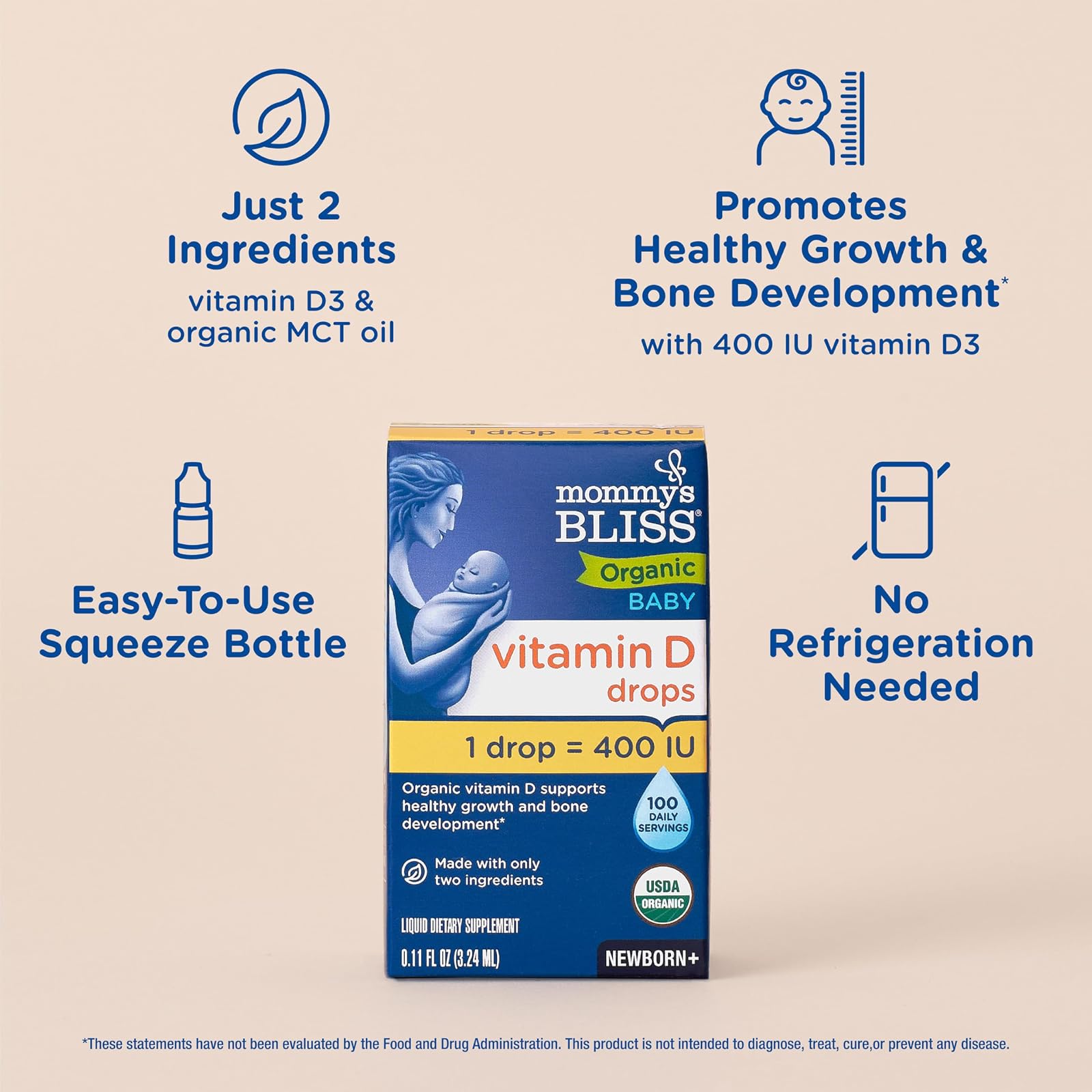 baby vitamin D drops for immune support