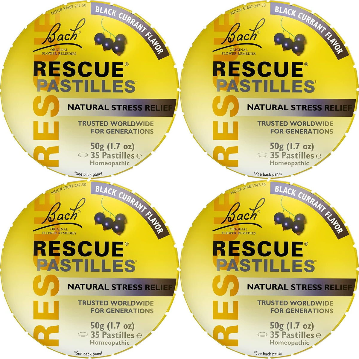 Bach Rescue Pastilles lemon flavour