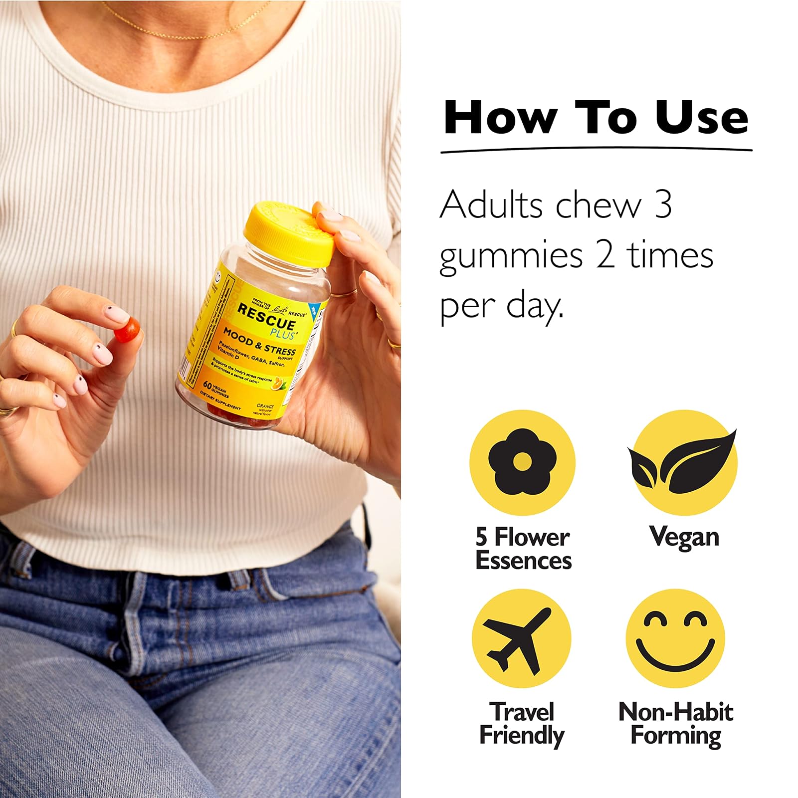 Bach Rescue Plus gummy supplements