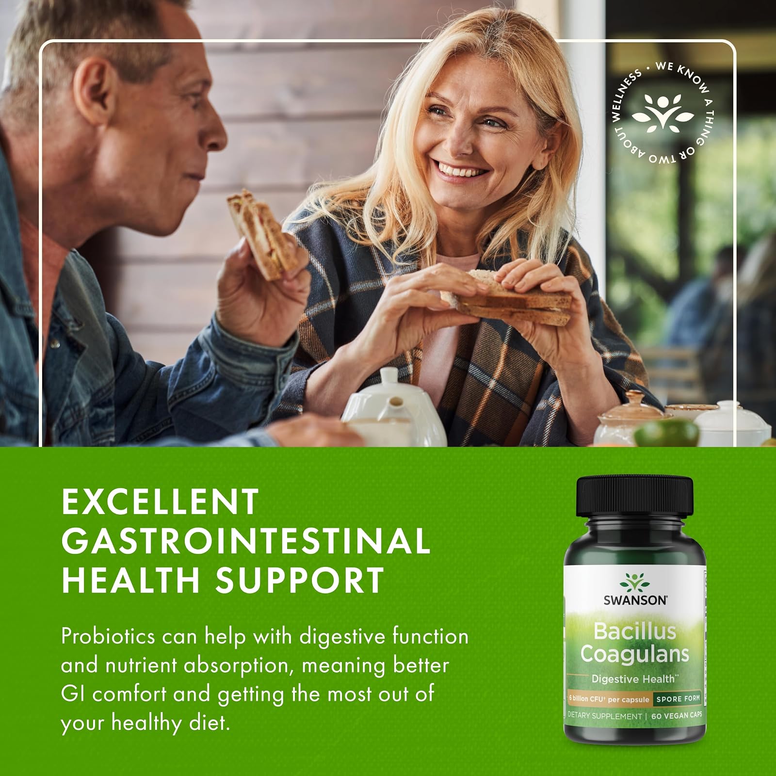 Bacillus Coagulans vegan probiotic capsules