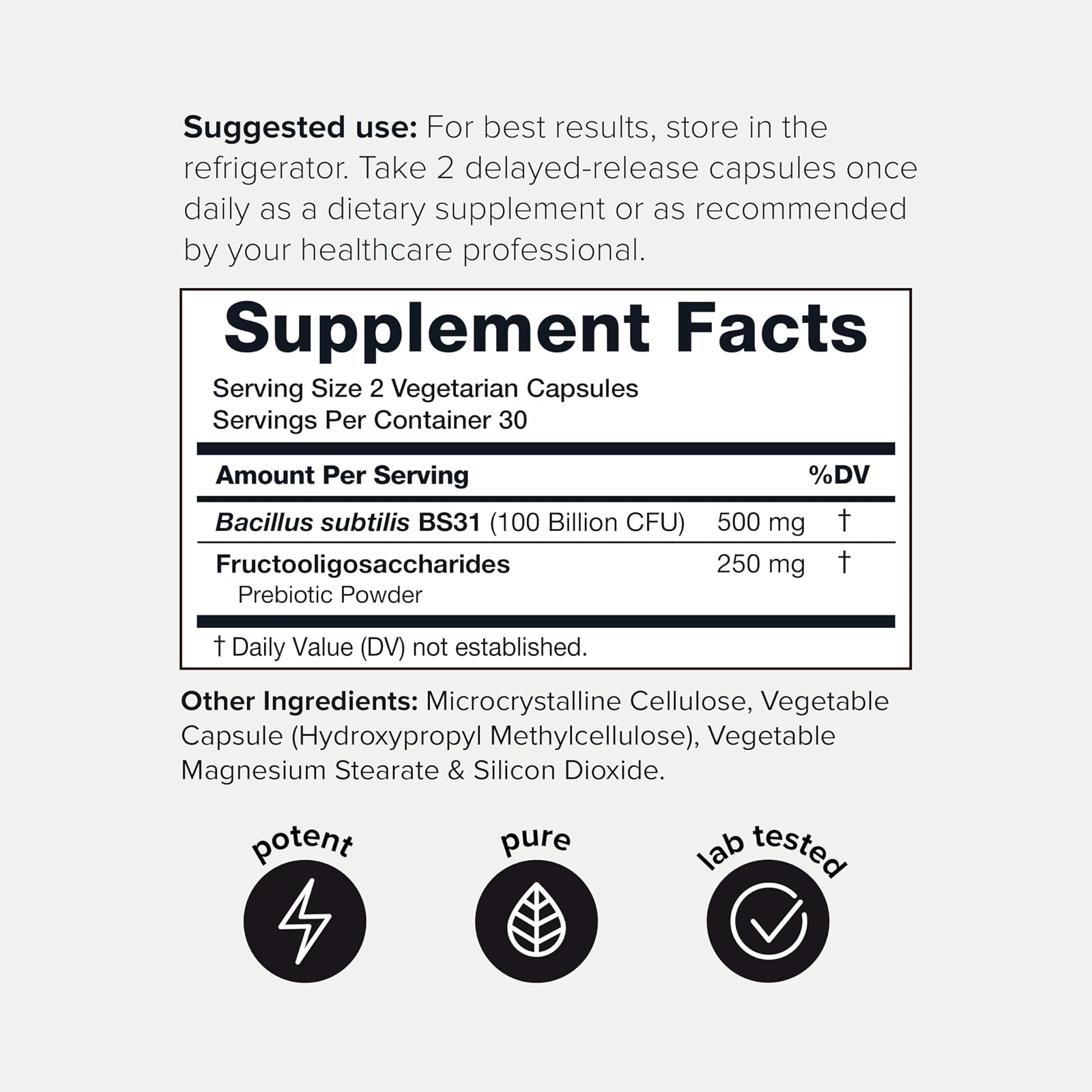 Bacillus Subtilis for daily wellness
