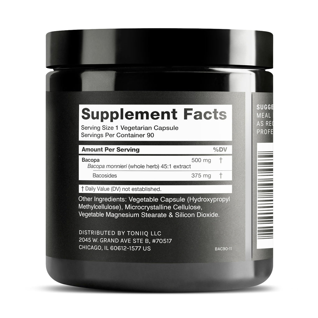 bacopa monnieri capsules for cognitive support