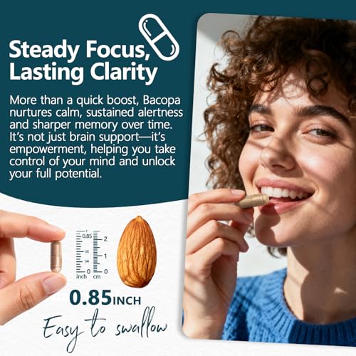 Bacopa Monnieri capsules for cognitive support