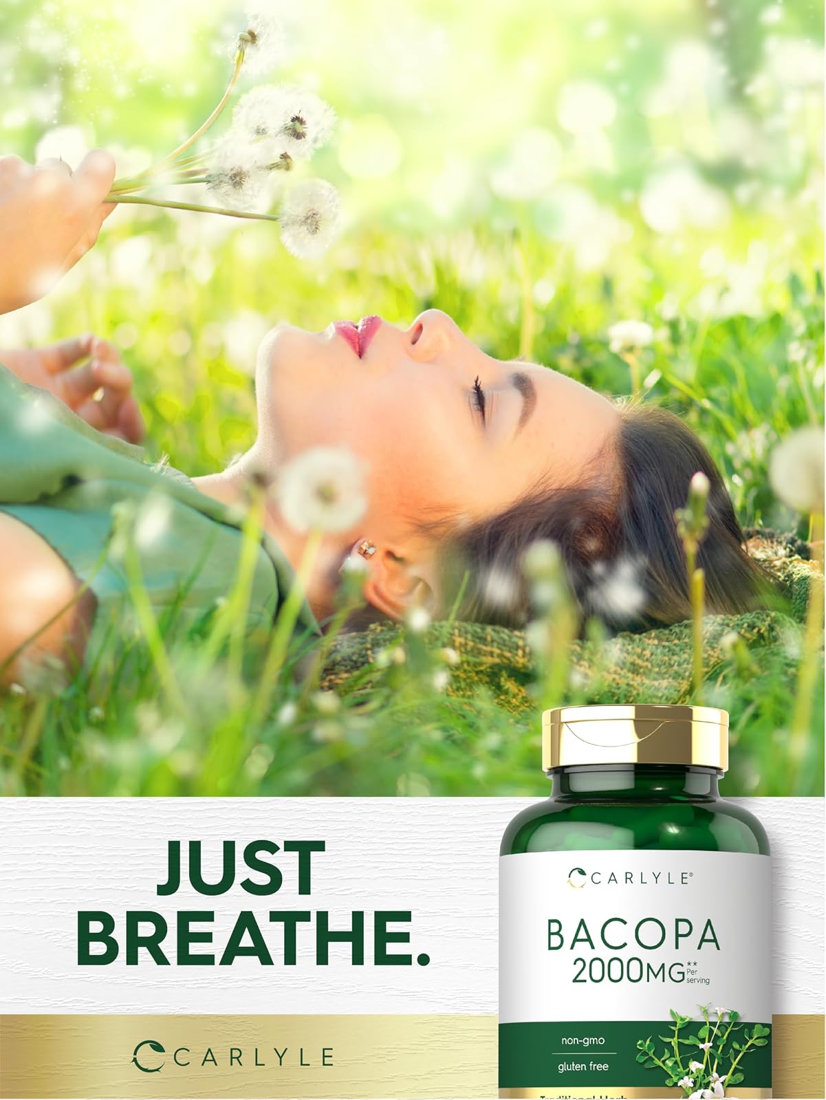 Bacopa Monnieri capsules for focus