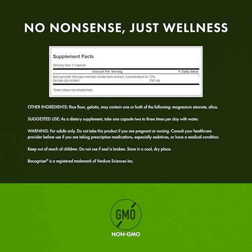 bacopa monnieri capsules for mental clarity