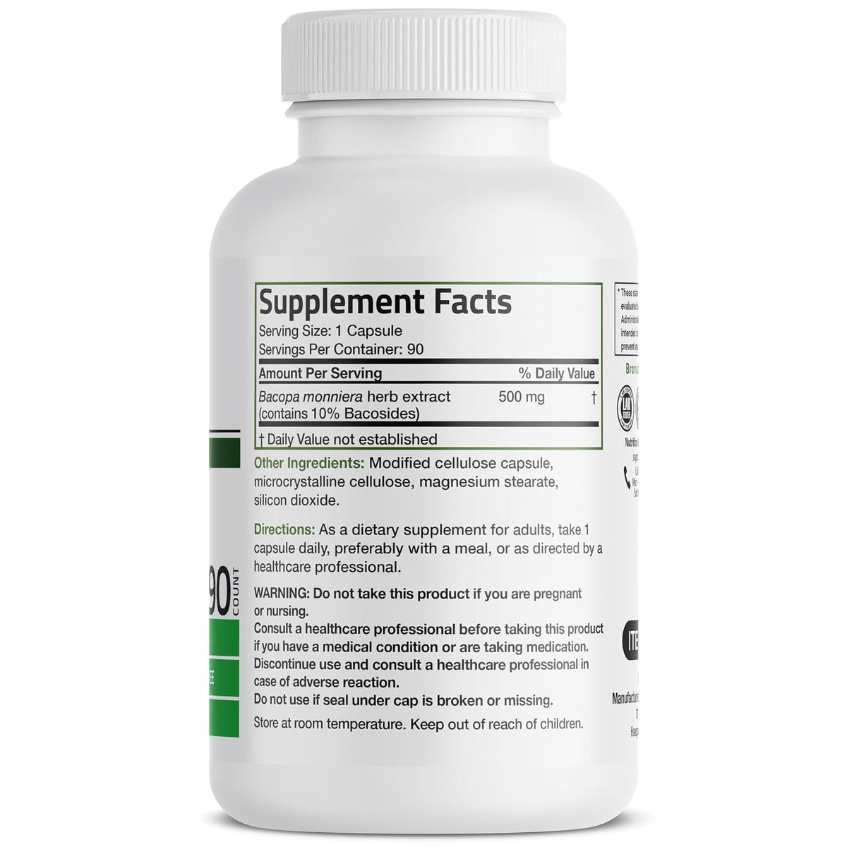 Bacopa Monnieri extract for mental clarity
