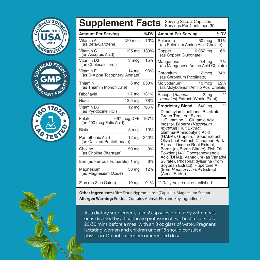 bacopa monnieri for enhanced mental performance