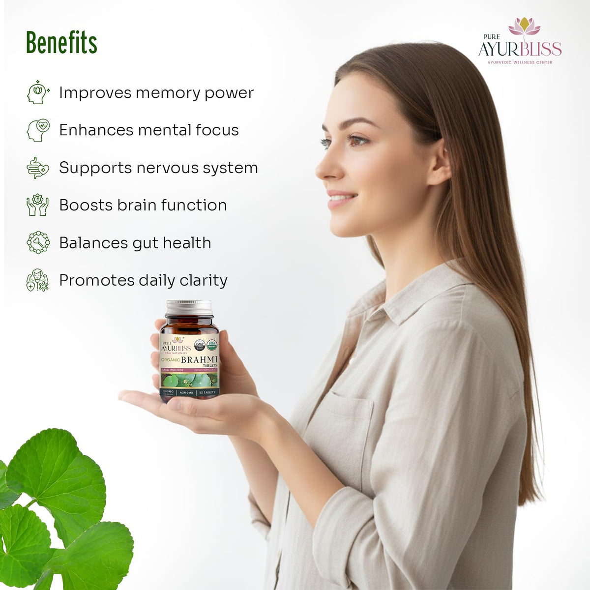 Bacopa Monnieri for overall wellness