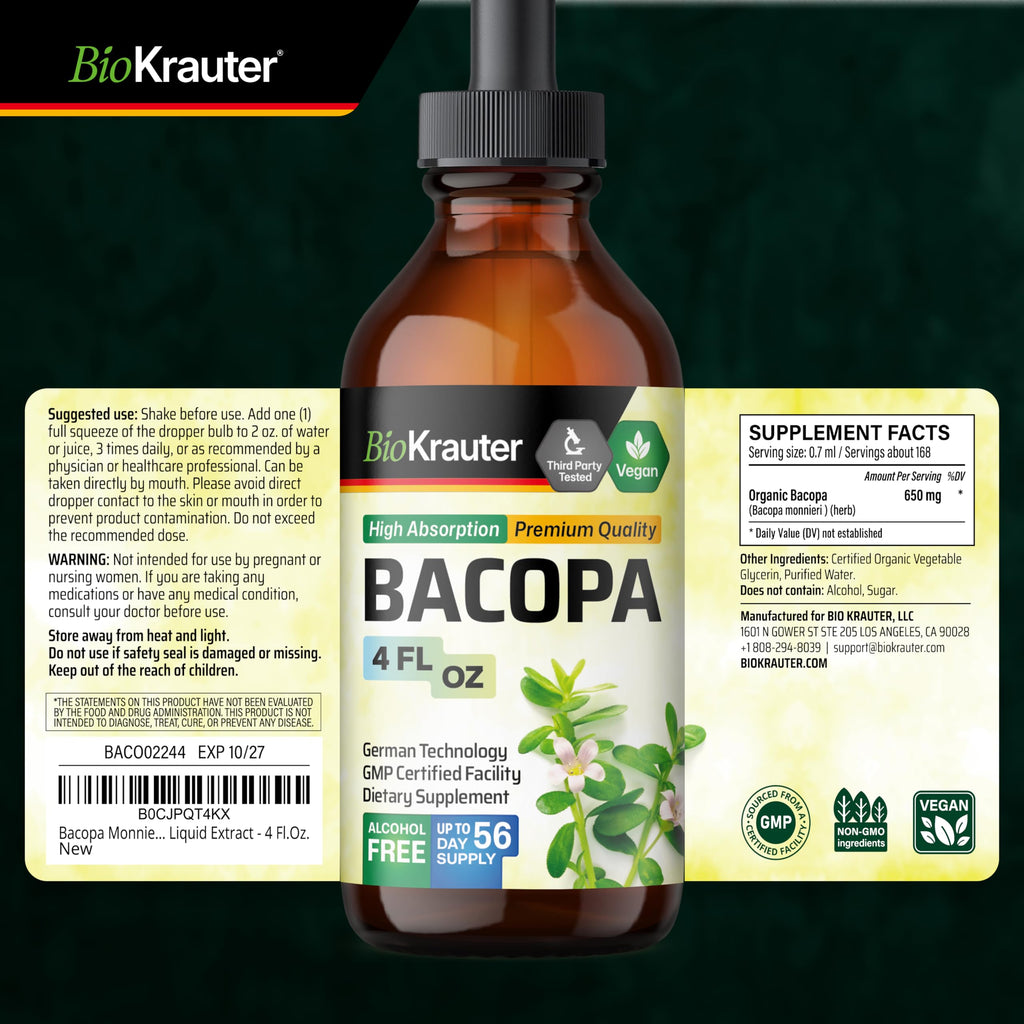 bacopa monnieri health benefits in Canada
