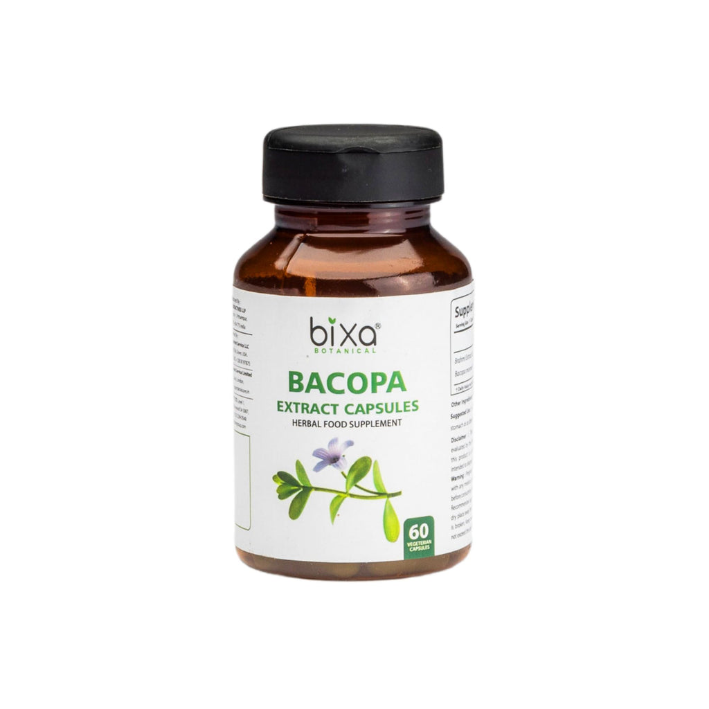 bacopa monnieri herbal supplement capsules