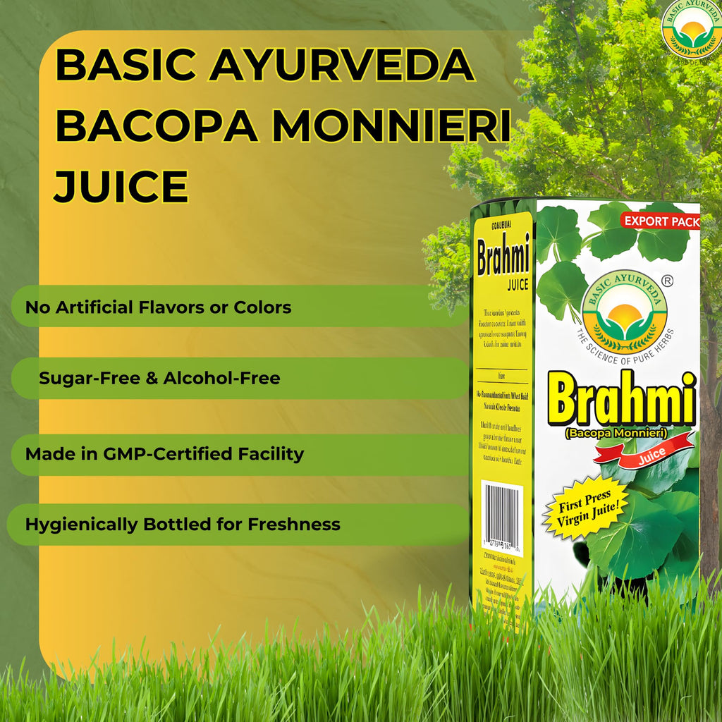 bacopa monnieri juice for cognitive health