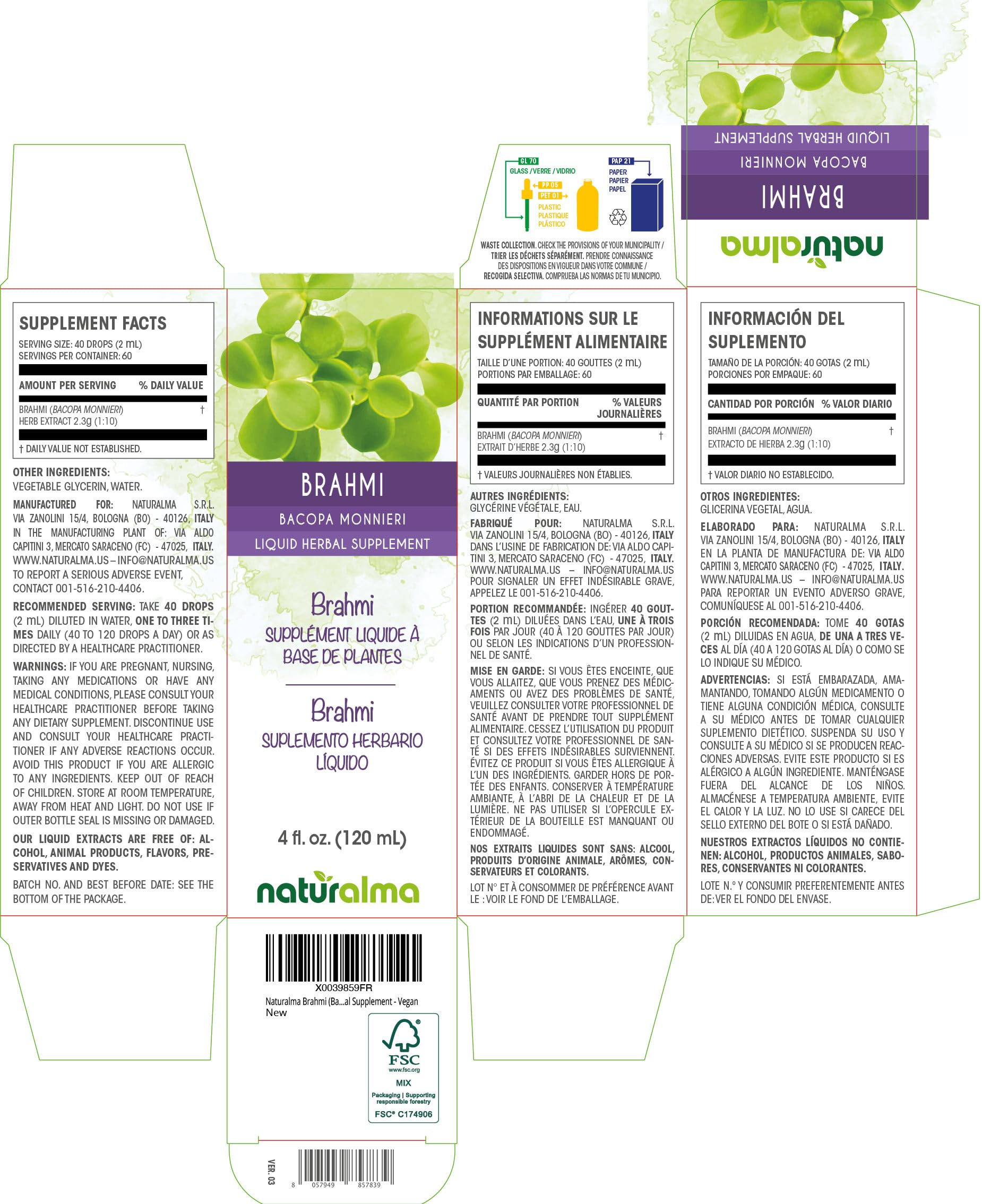 bacopa monnieri liquid extract drops