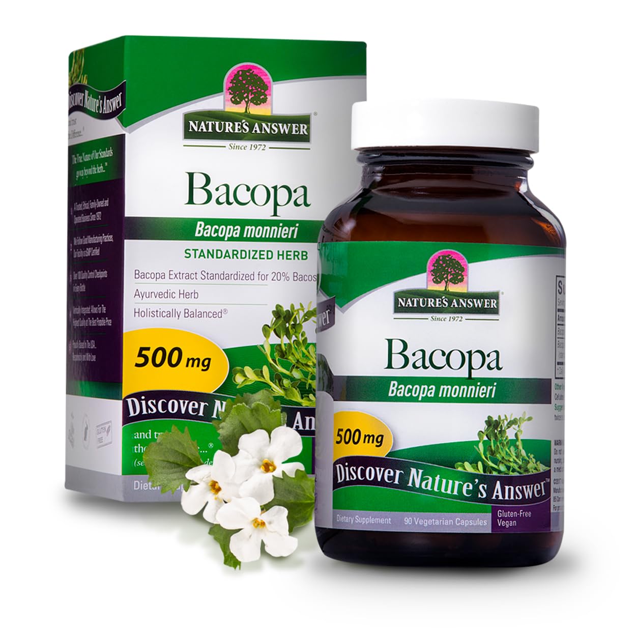 Bacopa Monnieri memory support capsules