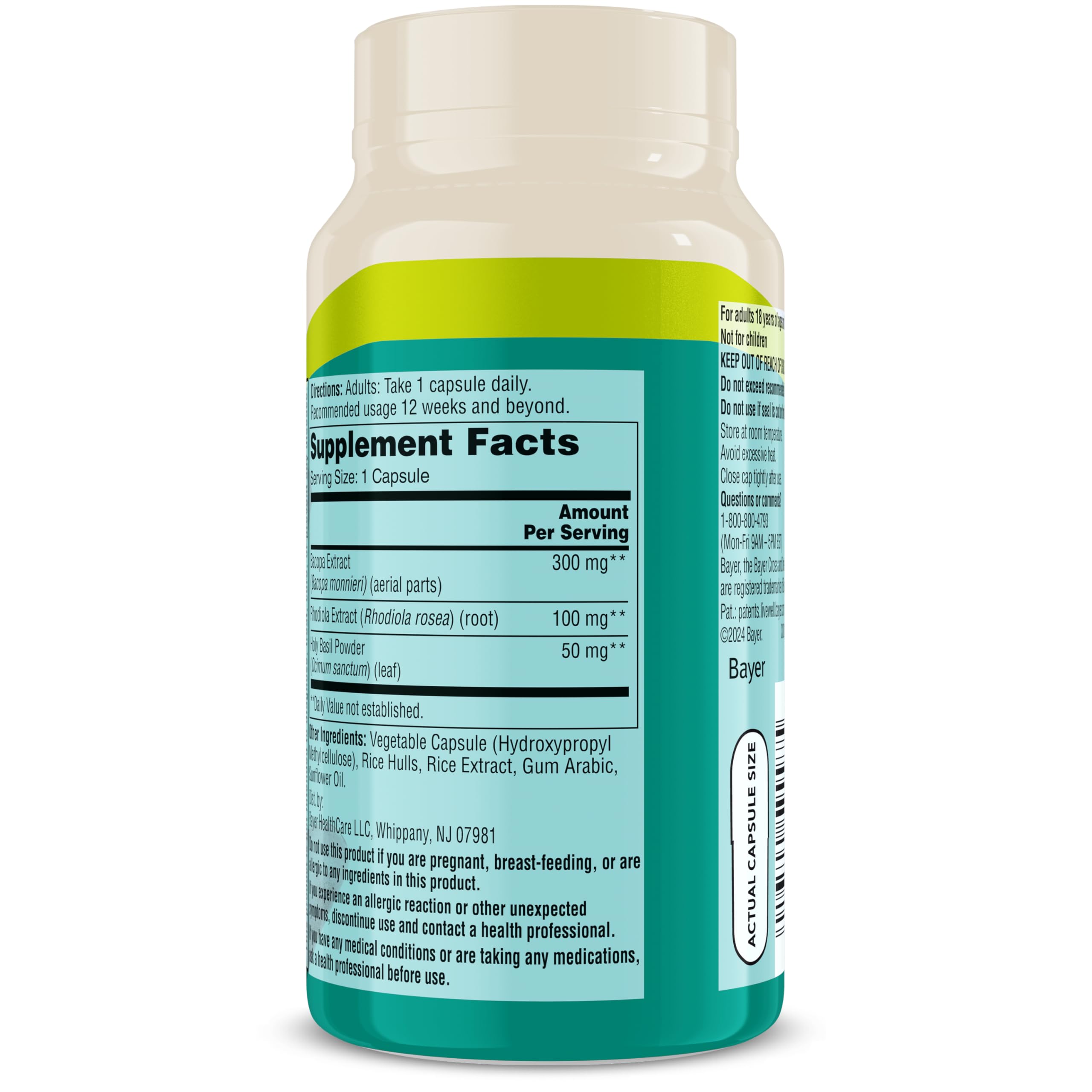 bacopa monnieri supplement made in Canada