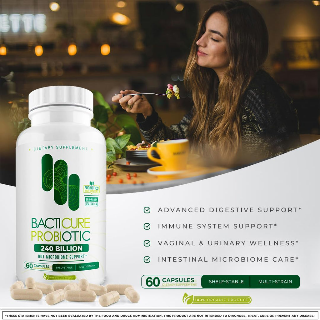 Bacticure probiotics for overall health