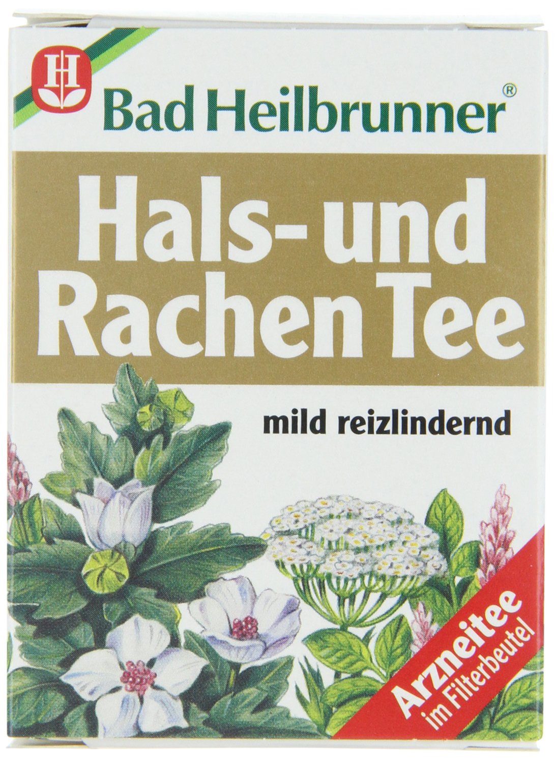 Bad Heilbrunner herbal tea for throat relief
