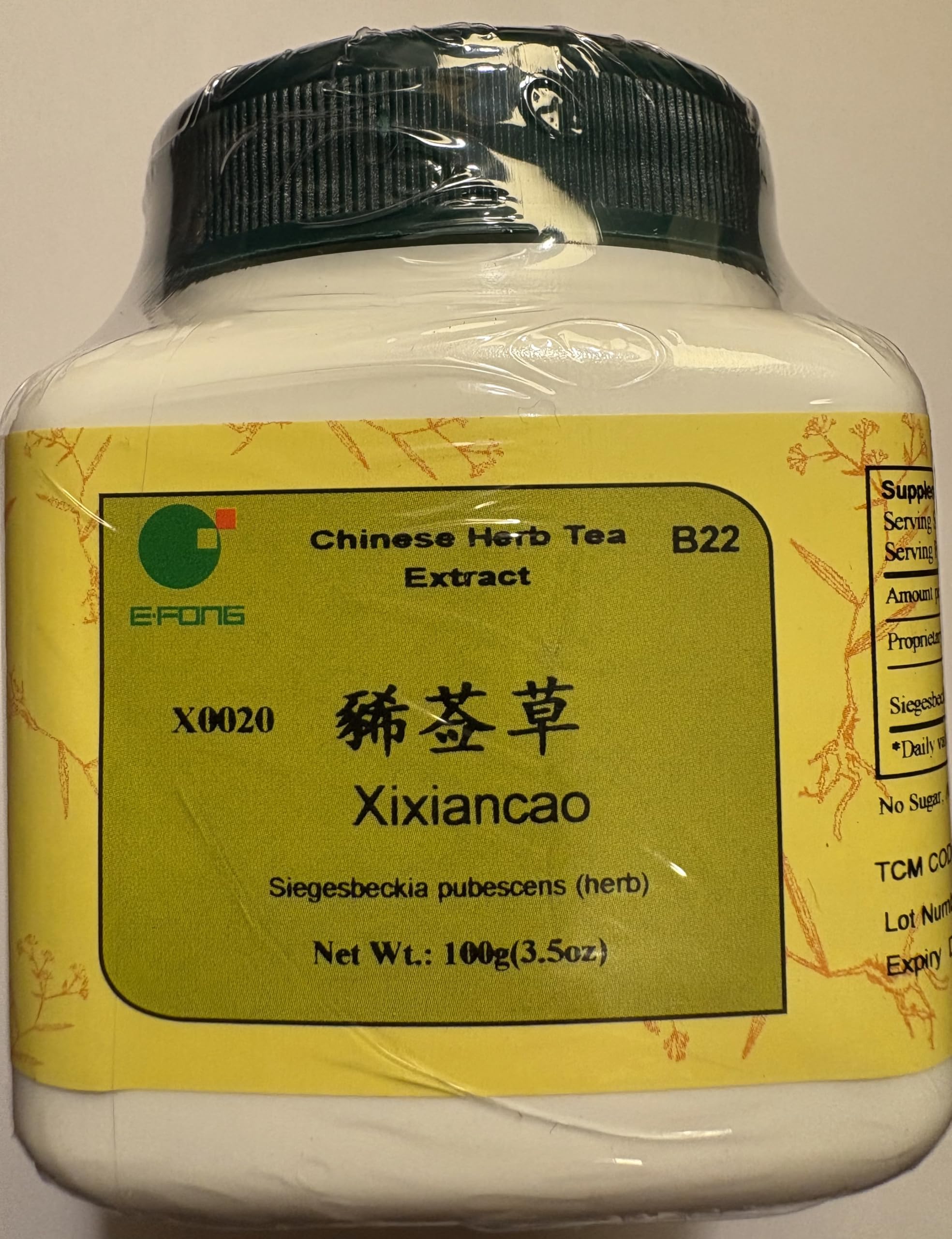 Baicao Xi Xian Cao herbal supplements