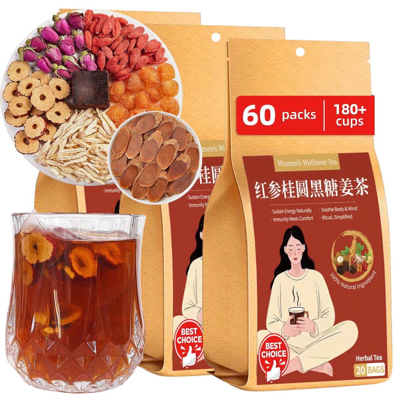 Baihuatang herbal tea bags