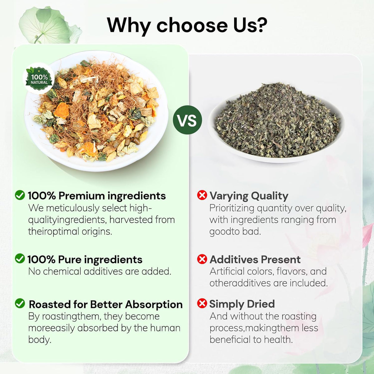 Baihuatang tea promotes heart health