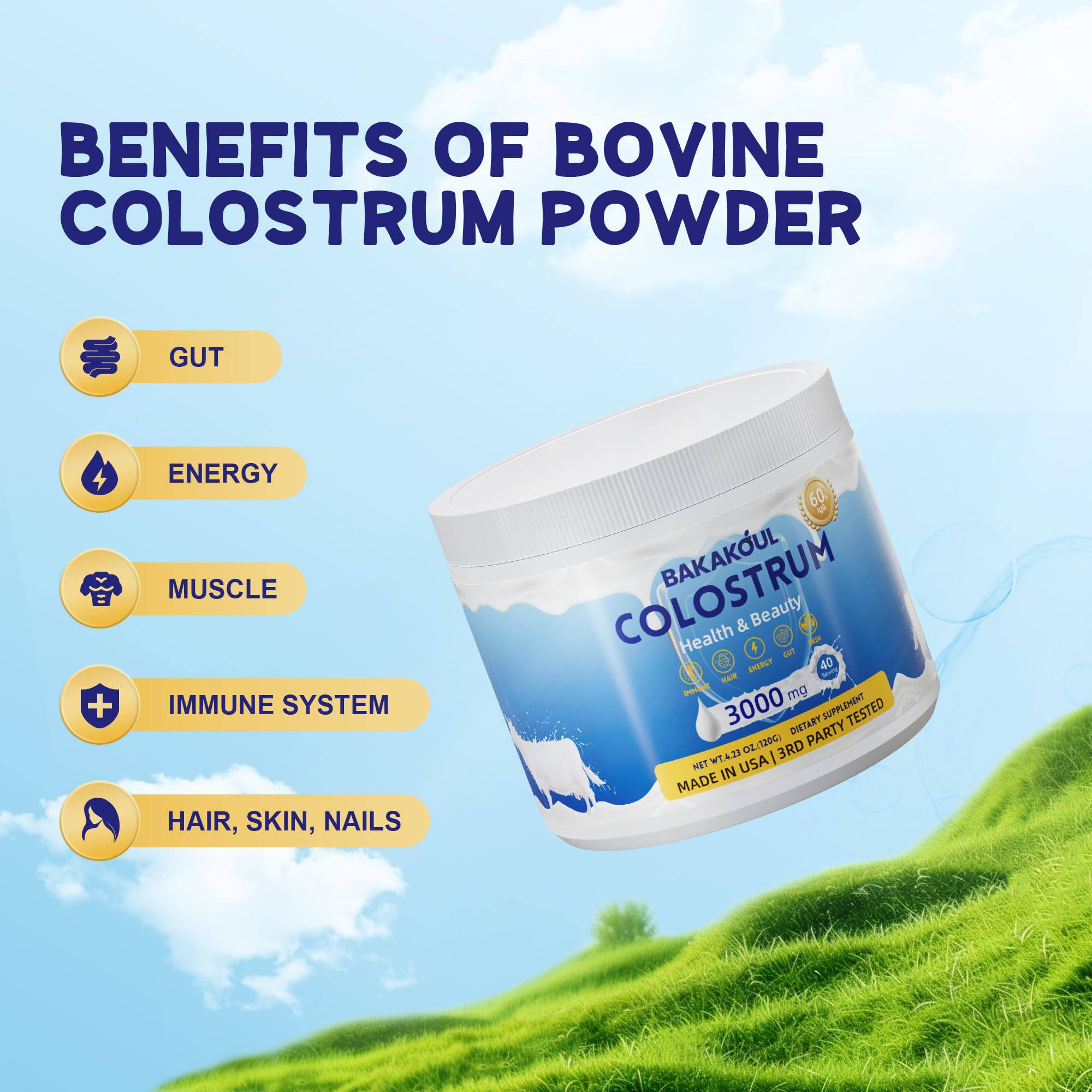 BAKAKOUL colostrum for hair growth