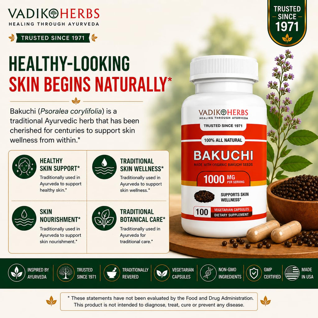 Bakuchi powder for skin rejuvenation
