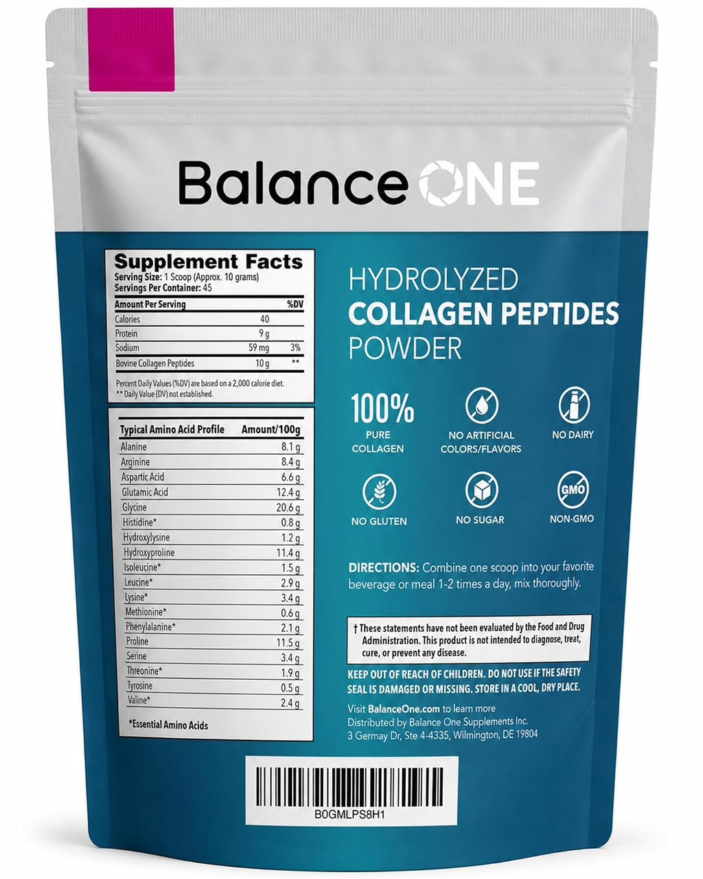 Balance ONE collagen for active lifestyle