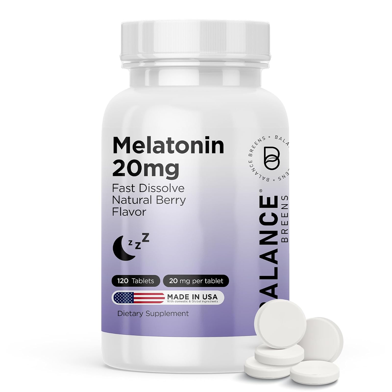 Balancebreens melatonin for restful sleep