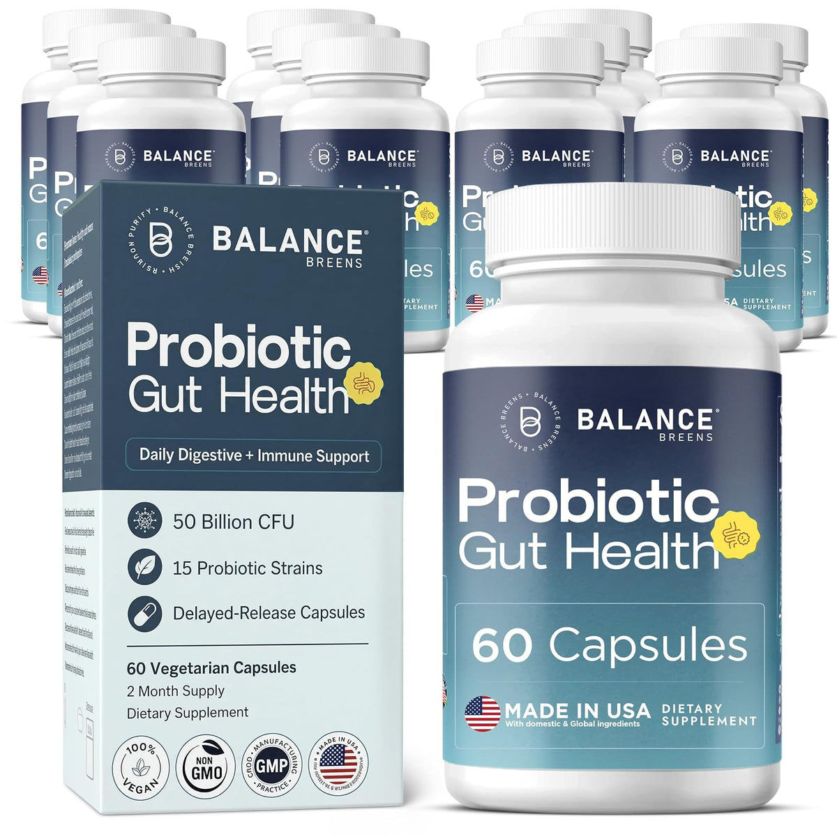 Balancebreens probiotic supplement for gut health