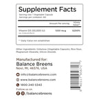 Balancebreens Vitamin D3 daily supplement