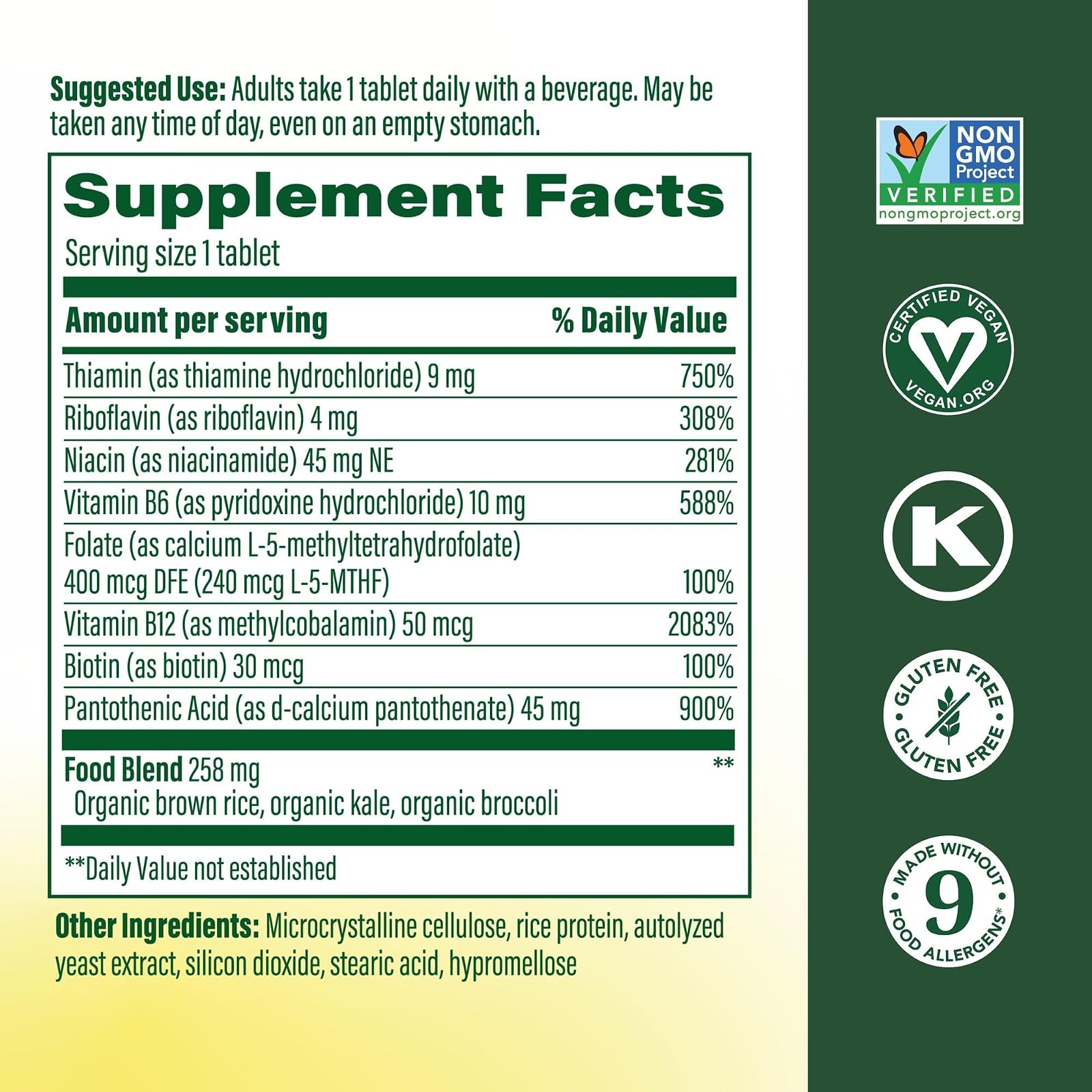 Balanced b complex for energy support