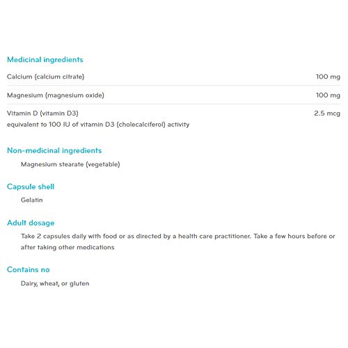 Balanced calcium and magnesium formula