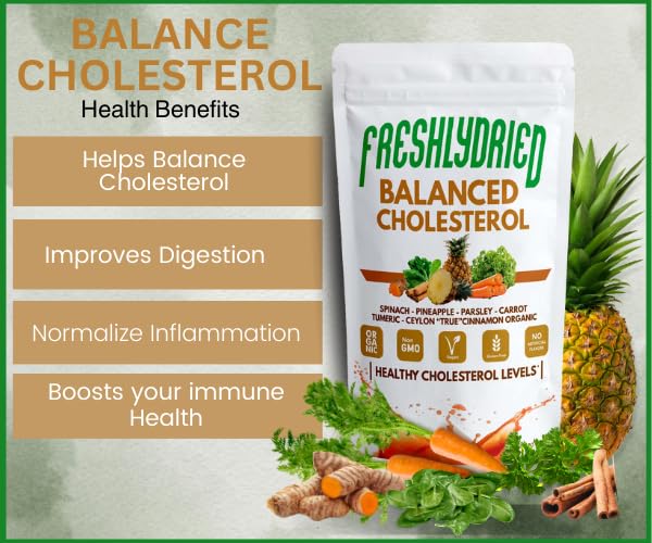 Balanced cholesterol powder for wellness