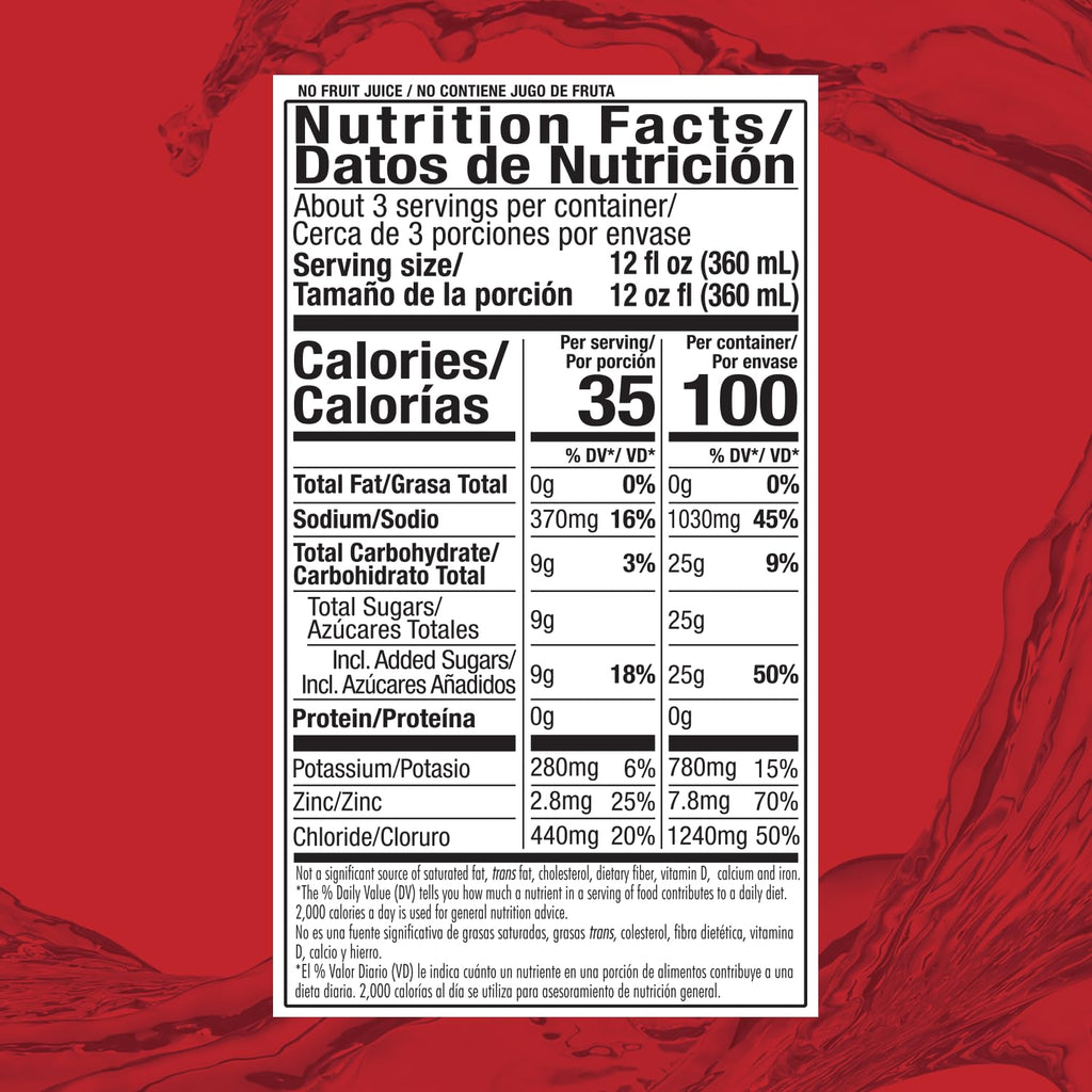 balanced electrolytes in strawberry banana flavour