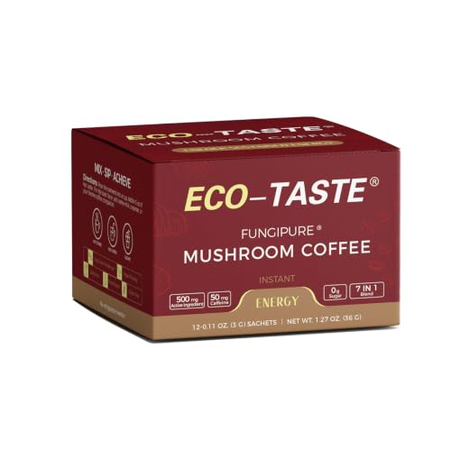 balanced energy mushroom coffee sachets