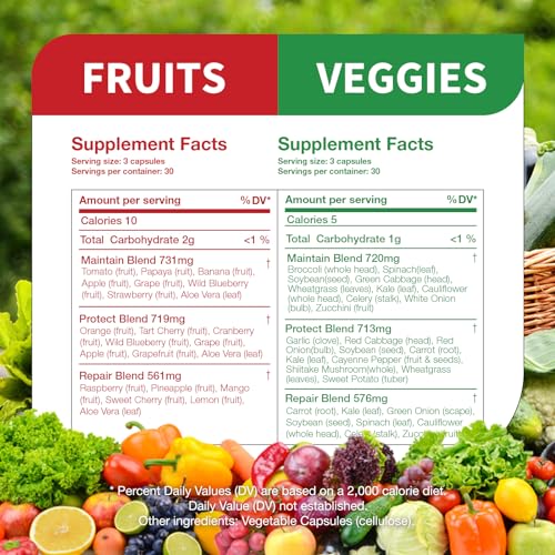 balanced energy with fruit and veggie blend