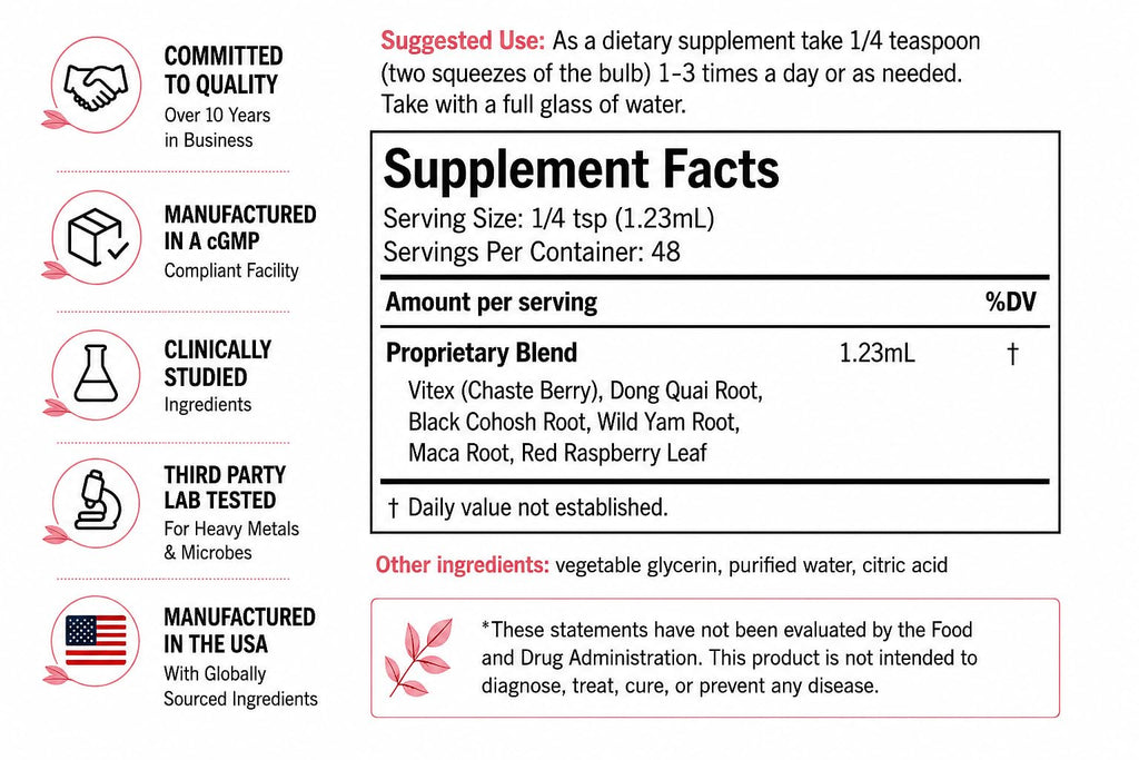 Balanced Femme herbal solution for hot flashes